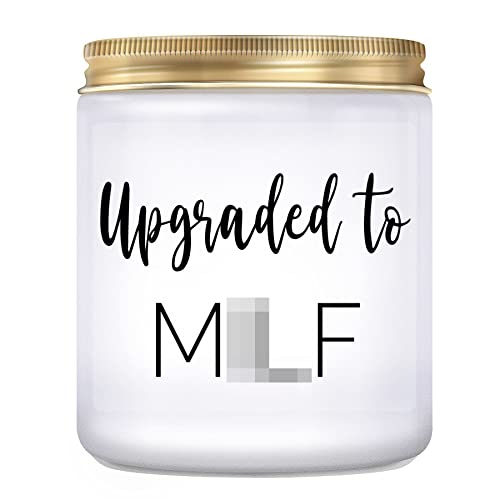 New Mom Gifts for Women- Funny Pregnancy Gifts for First Time Moms to Be Gift , Baby Shower Gifts, Gifts for New Mom, Mothers Day Gift, Lavender Scented Candles (7oz)