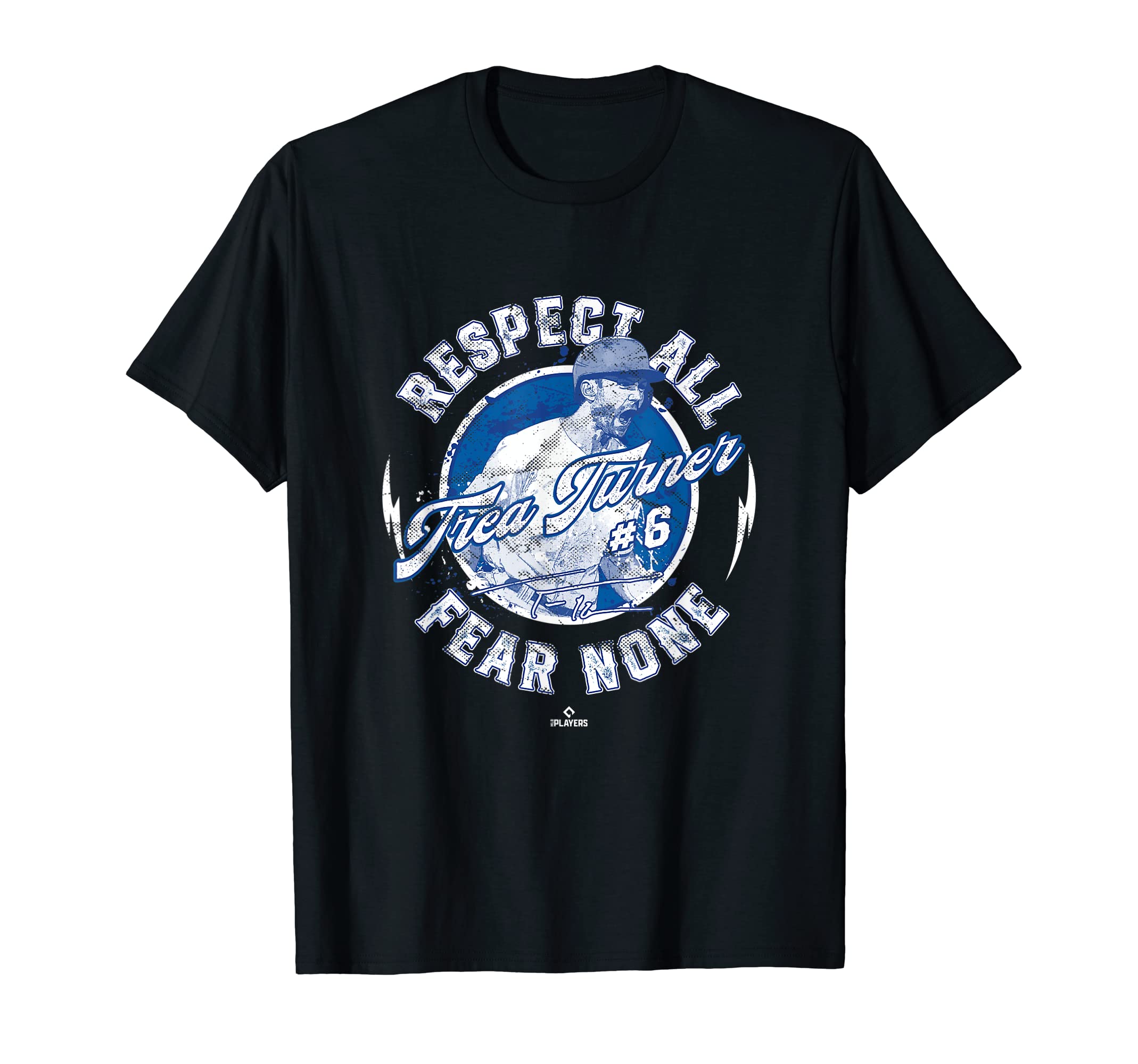 Respect All Fear None Trea Turner Los Angeles MLBPA T-Shirt