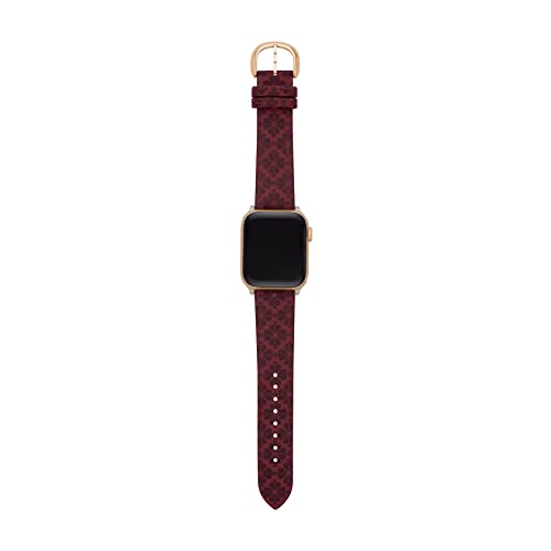 Kate Spade New York women's burgundy jacquard band for apple watch®, 38/40/41mm (Model: KSS0140)