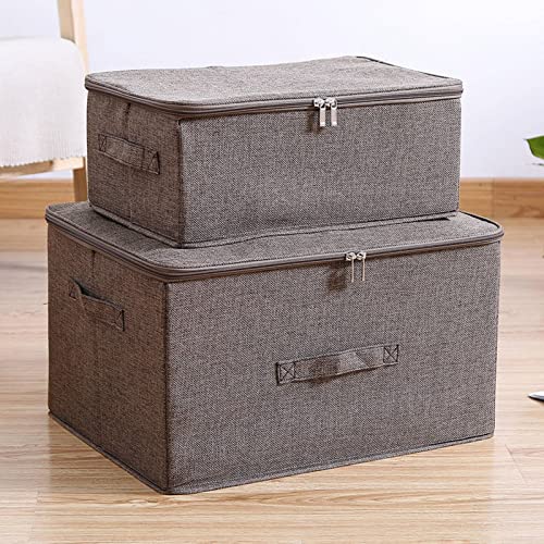 NC Zipper Storage Box Wardrobe Storage Box Foldable Clothes Storage Bag Cloth Covered Organizing Box Clothes Organizing Cloth Box Storage Box