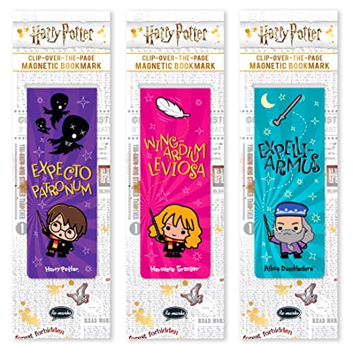 Harry Potter & Friends Jumbo Magnetic Bookmarks, Set of 3
