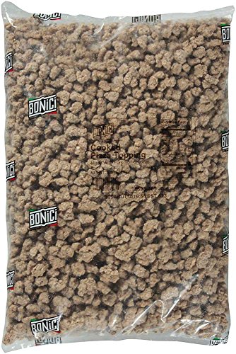 Bonici Pizza Topper Sausage Pork and Chicken Topping, 5 Pound -- 2 per case.