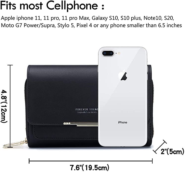Weilan Small Crossbody Bag for Women,Cell Phone Purse Women's Shoulder Handbags Wallet Purse with Credit Card Slots