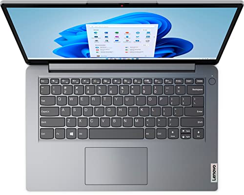 Lenovo Ideapad 14.0" HD Laptop, Intel Pentium N5030 Quad Core Processor, 4GB RAM, WiFi, Webcam, Bluetooth, HDMI, 1-Year Microsoft 365, Window 11 in S Mode, Z&O Accessories (Cloud Grey | 128GB EMMC)
