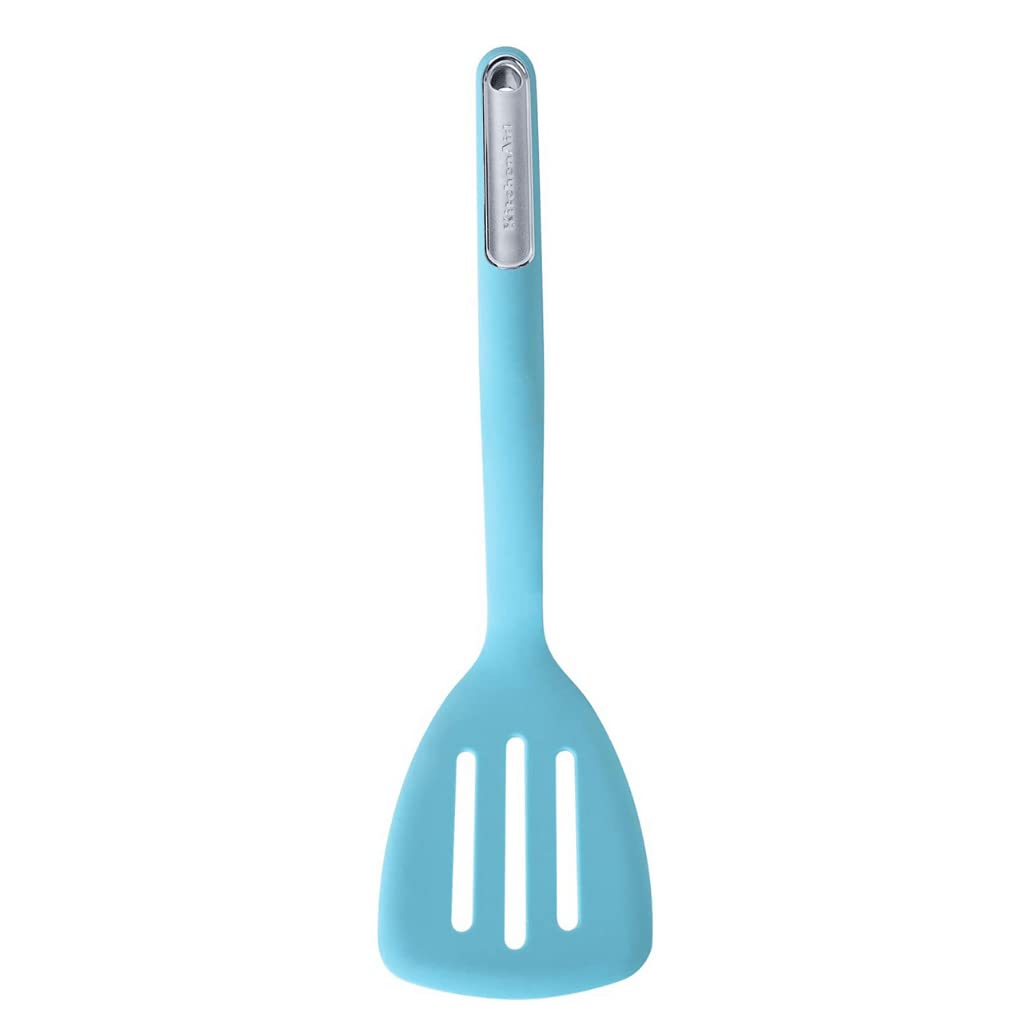 KitchenAid Classic Slotted Turner, 13.5 inches, Aqua