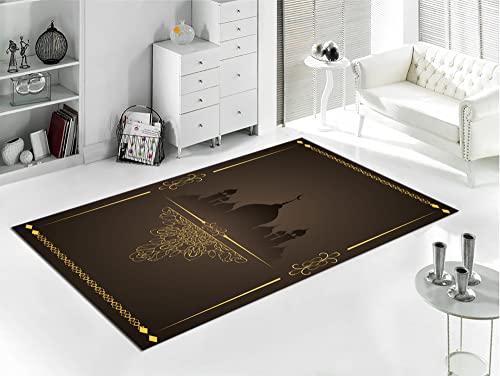 Muslim Prayer Mat, Muslim Prayer Rug, Turkish Prayer Rug, Prayer Mat Personalise, Custom Prayer Rug, Islam Rug Wall,Muslim Carpet,Prayer Mat (26x47 inc - 66x120 cm)