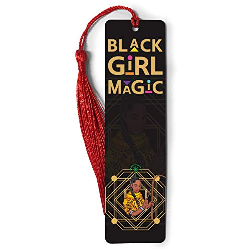 Bookmarks Metal Ruler Black Bookography Girl Measure Magic Tassels Bookworm for Book Markers Lovers Reading Notebook Bookmark Bibliophile Gift