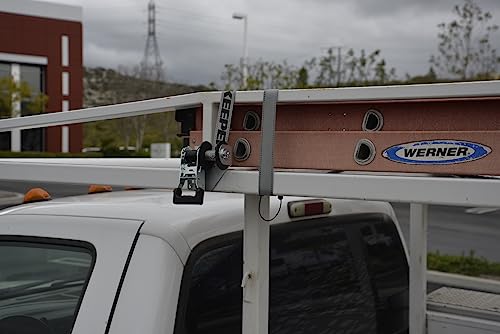 Keeper 05530-3 1-1/2" x 8’ Mountable Rack-Ratchet with 500 lbs. Working Load Limit and 1,500 lbs. Break Strength