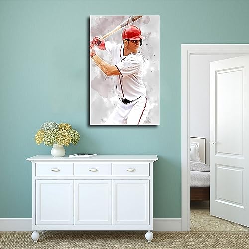 Baseball Poster Trea Turner Canvas Poster Bedroom Decor Sports Landscape Office Room Decor Gift Unframe: Unframe:08x12inch(20x30cm)