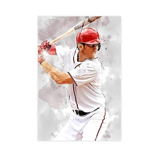 Baseball Poster Trea Turner Canvas Poster Bedroom Decor Sports Landscape Office Room Decor Gift Unframe: Unframe:08x12inch(20x30cm)