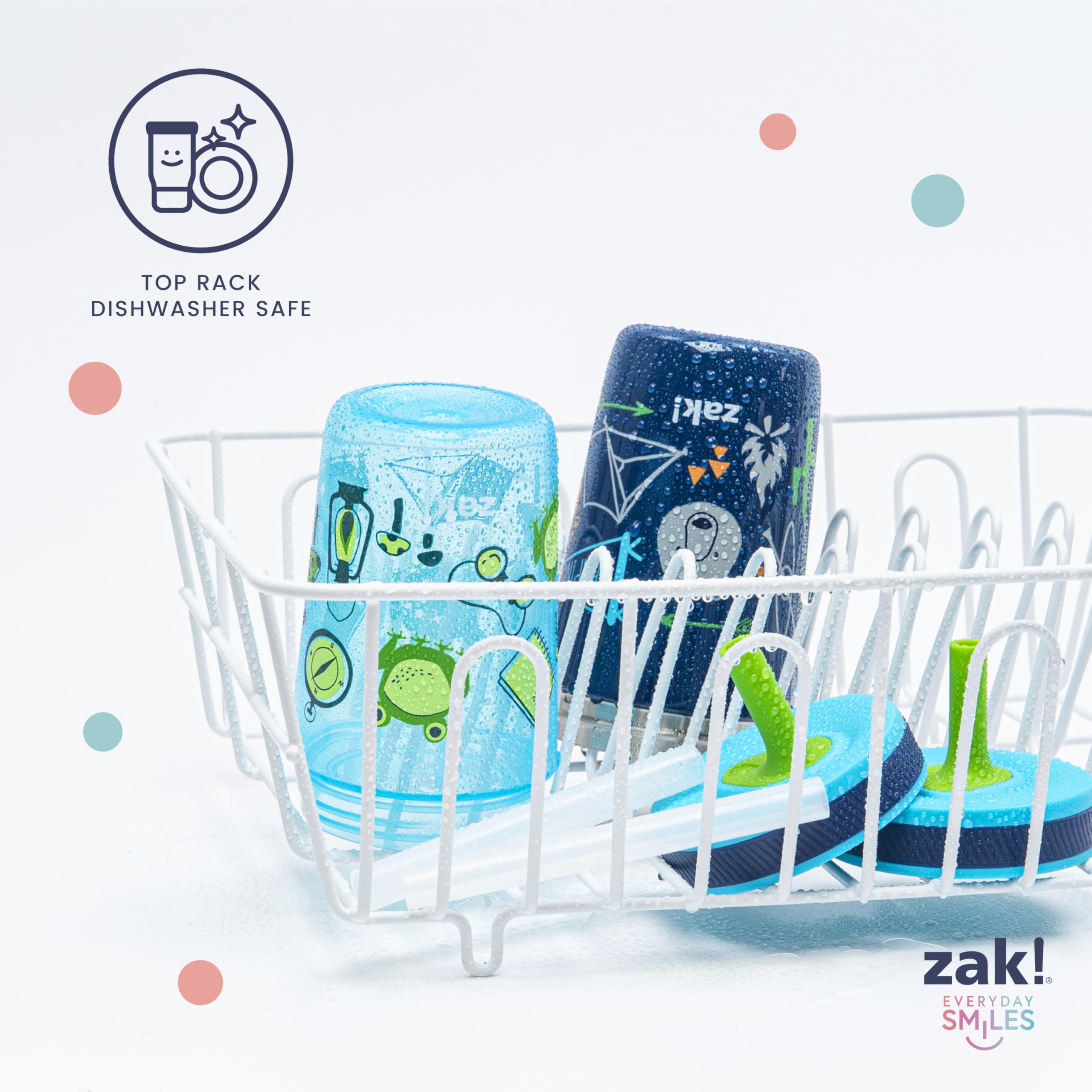 Zak Designs Bluey Kelso Tumbler Set, Leak-Proof Screw-On Lid with Straw, Bundle for Kids Includes Plastic and Stainless Steel Cups with Bonus Sipper, 3pc Set, Non-BPA