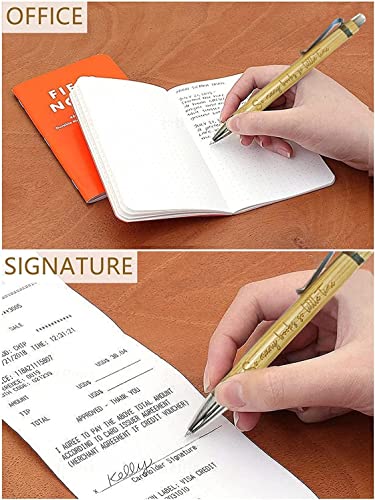 Handmade Bamboo Bookmark with Laser Carved Quote, Wooden Bookmark with Beautiful Tassel,A Unique Gift with Ball Point Pen Set for Teachers, Students, Men and Women. (A2)