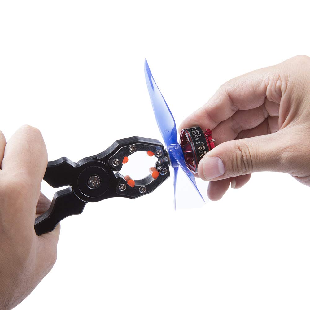 Usmile Drone Motor Grip Pliers M5 Brushless Motor Wrench Propeller Tool for RC Quadcopter Models 13XX-23XX Series Motor,M3-M8 Screw Nut,Drone Standoffs,Phantom 3 Motor