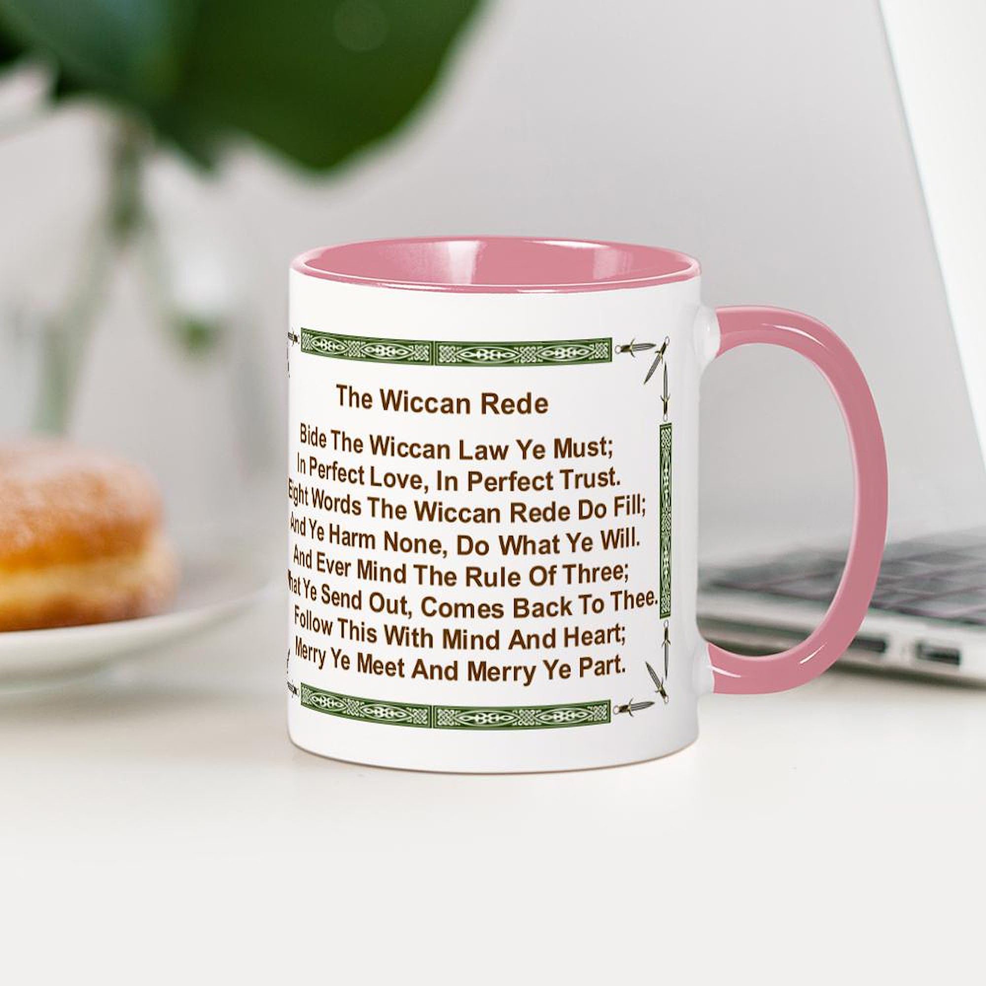 CafePress Balanced Wiccan Rede Mug Ceramic Coffee Mug, Tea Cup 11 oz