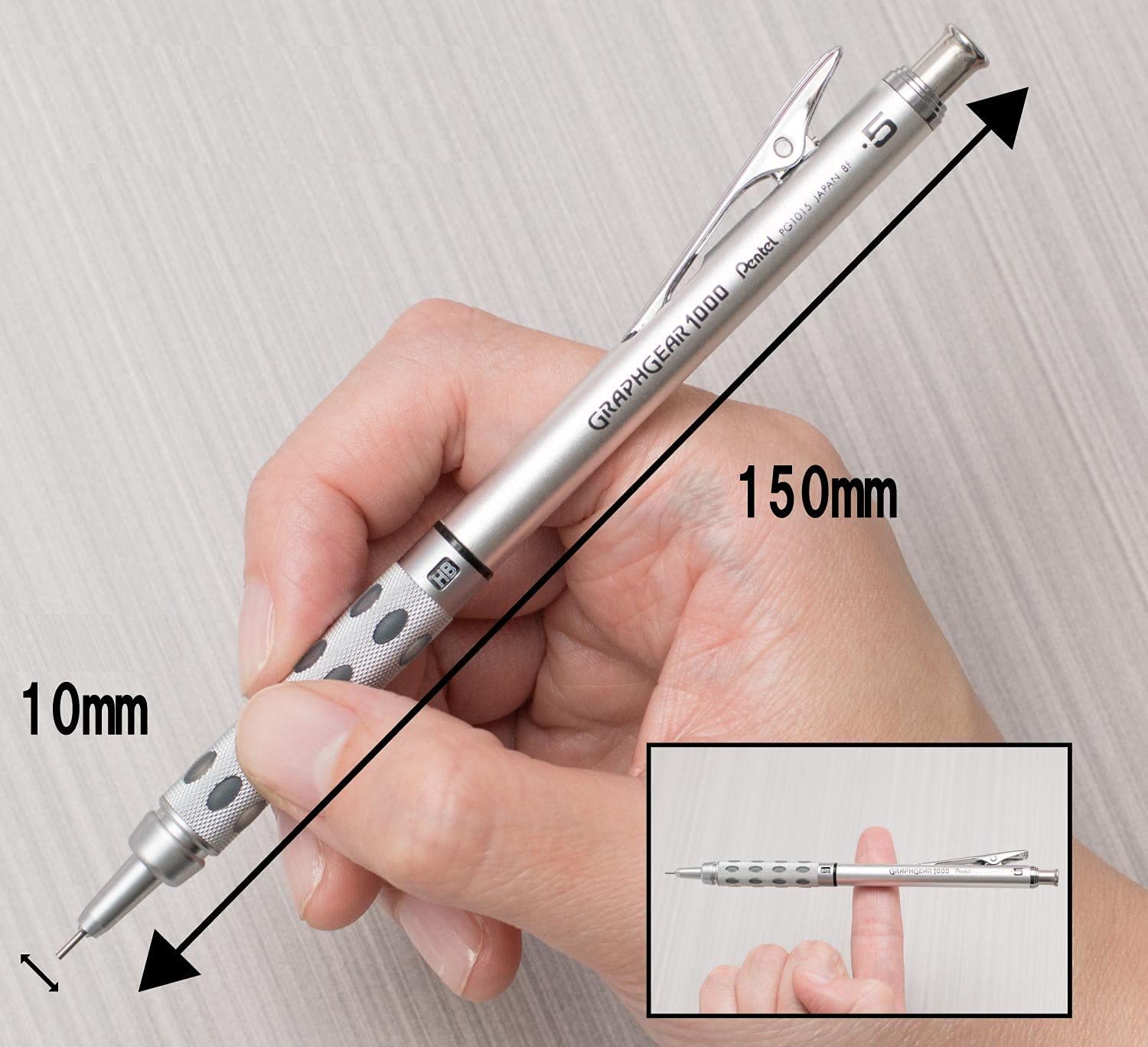 Pentel Graph Gear 1000 Pen, 0.5mm (PG1015)