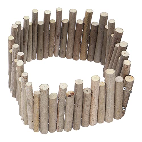 MUNEFE Hamster Wooden Fence, Rat Ladder Bride Toy, Hamster Chew Bride Toy for all Animals Pet Chinchilla(60CM)