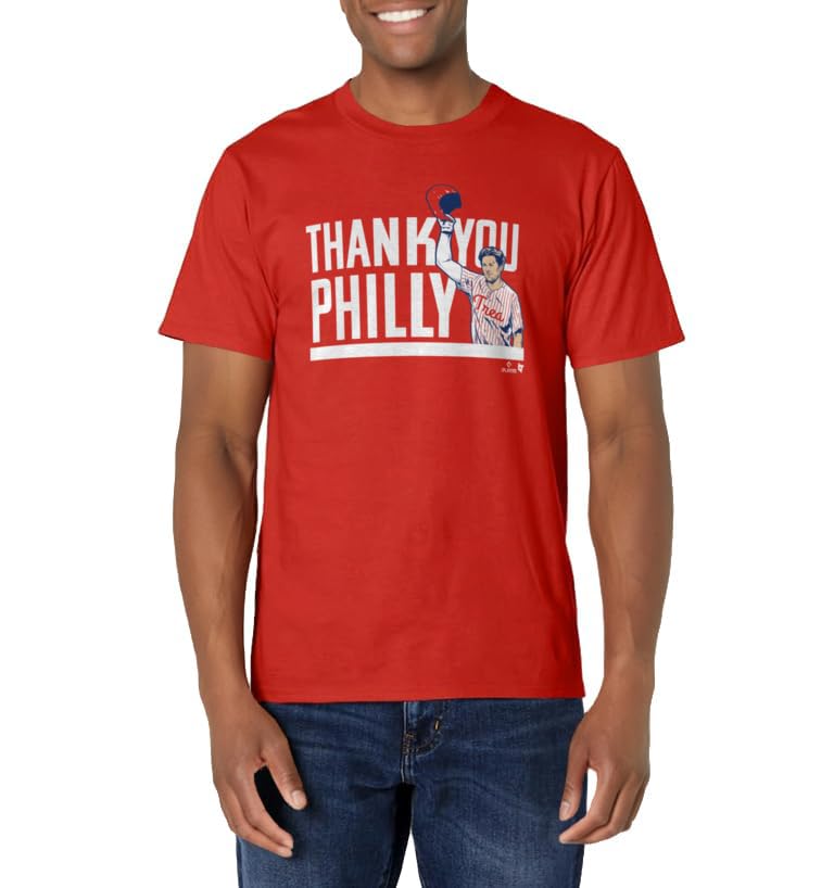 Trea Turner - Thank You Philly - Philadelphia Baseball T-Shirt