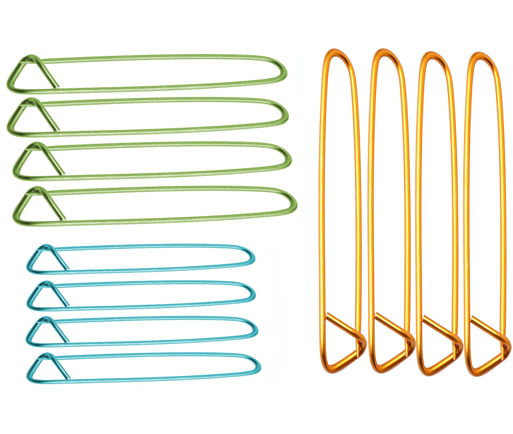 Fairycece 12pcs Aluminum Yarn Stitch Holders for Knitting Notions Or Crochet