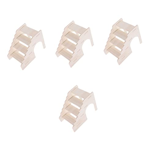 iplusmile 4pcs Ladder Hamster Toy Ladder Toy for Chinchilla Hamster Toys Rat Ladder Toy Chinchilla Climbing Toy Rat Toys Hamster Ladder Chinchilla Cage Landscaping Ladder Guinea Pig Ladder