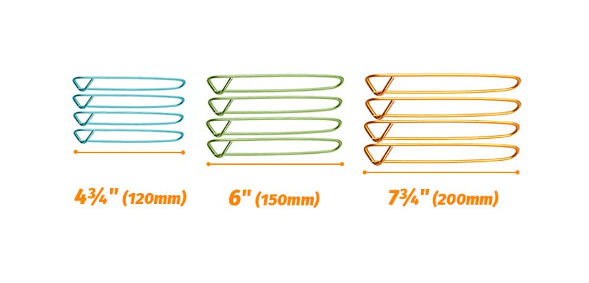 Fairycece 12pcs Aluminum Yarn Stitch Holders for Knitting Notions Or Crochet