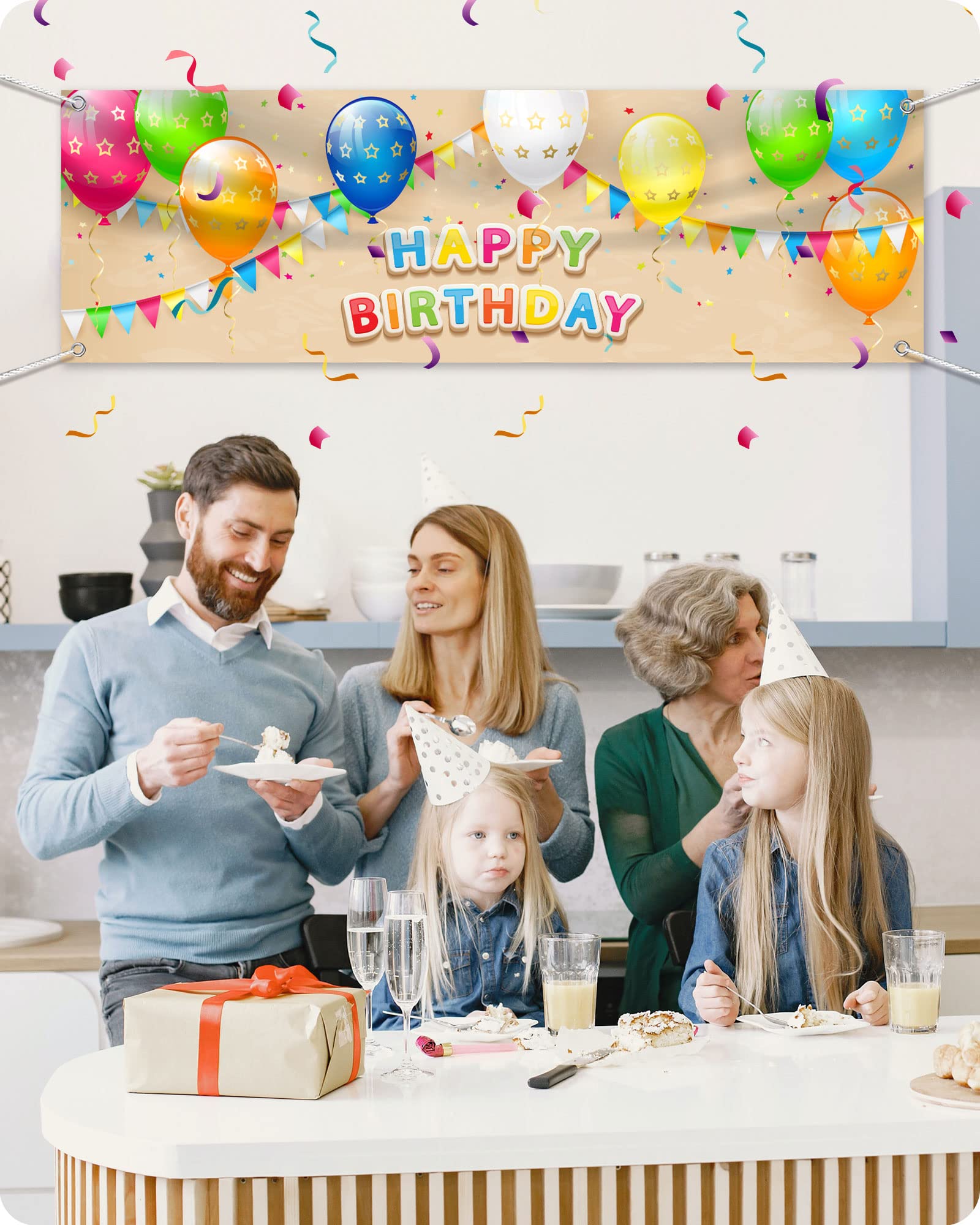 Custom Banners and Signs Customize for Outdoor Indoor, Personalized Photo Text Polyester Banner Decoration Backdrop for Halloween Christmas Business Party Birthday Graduation Wedding Event (4'x6')