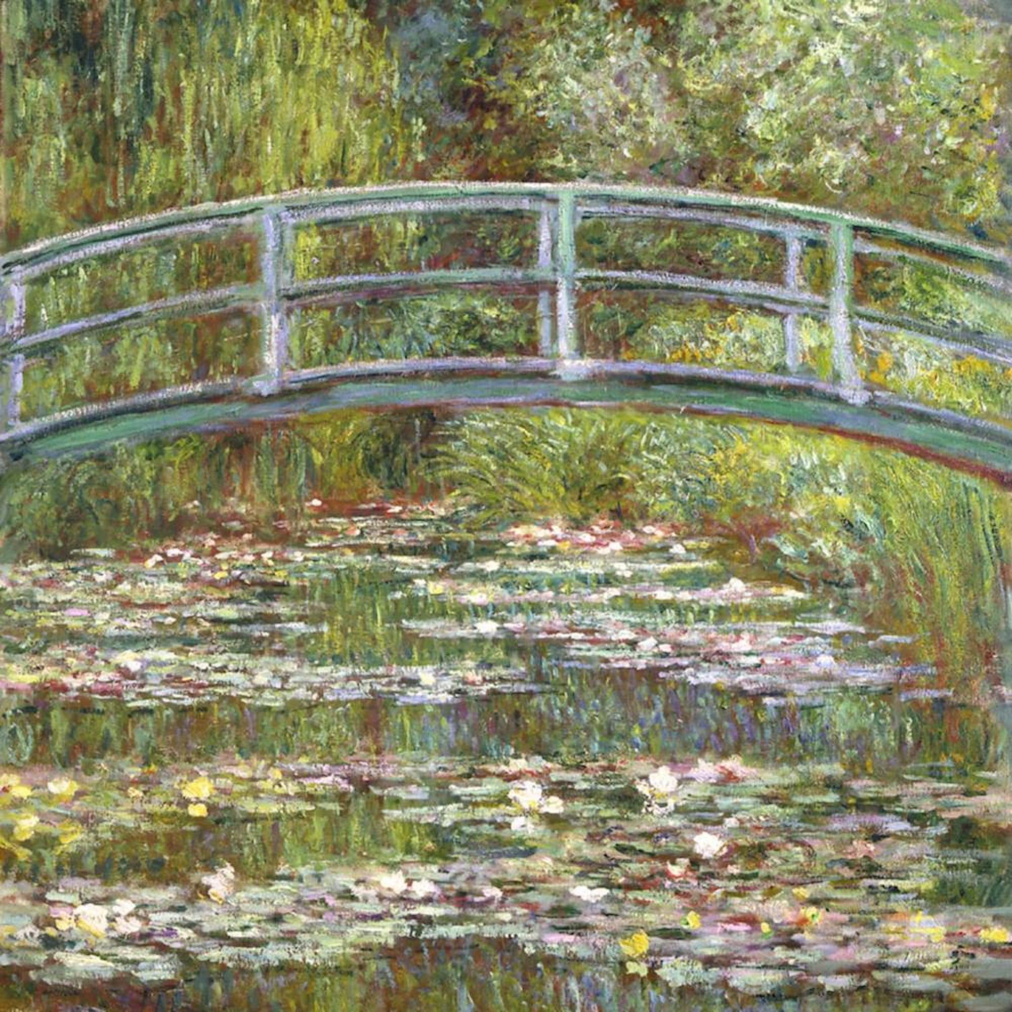 CafePress Monet Bridge Over Water Lilies Mugs Ceramic Coffee Mug, Tea Cup 11 oz