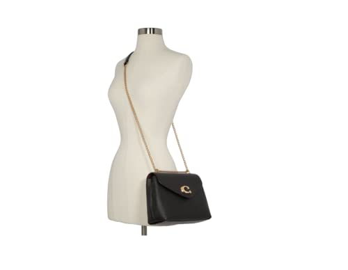 COACH Womens Tammie Shoulder Bag In Leather (IM/Black)