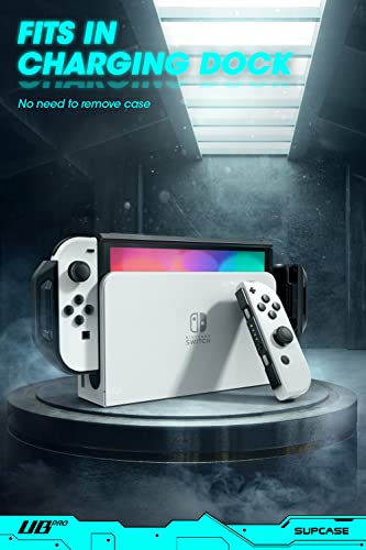 SUPCASE Unicorn Beetle Pro Series Case for Nintendo Switch OLED Model (2021), Dockable Rugged Protective Case Compatible with Nintendo Switch Console (Guldan)