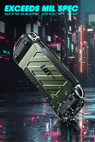 SUPCASE Unicorn Beetle Pro Series Case for Nintendo Switch OLED Model (2021), Dockable Rugged Protective Case Compatible with Nintendo Switch Console (Guldan)