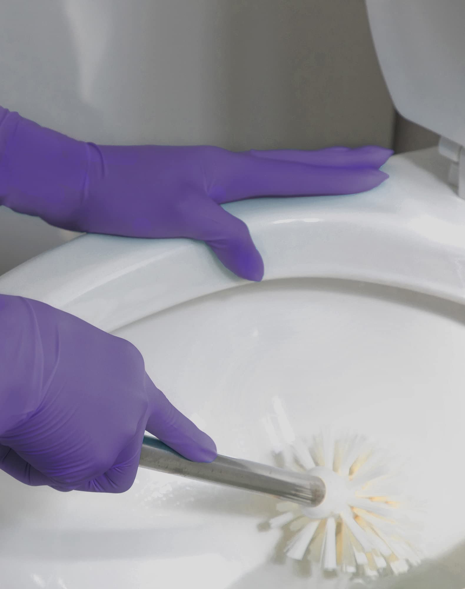 HALYARD PURPLE NITRILE Exam Gloves, Powder-Free, Non-Sterile, 5.9 mil, 9.5", Purple, Large, 55083 (Case of 1000)