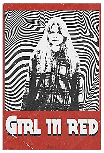 Girl In Red Poster,Turning Red Poster,Canvas Wall Art For Living Room Decor Aesthetic Vintage Posters & Prints Kitchen Pictures Modern Bedroom Dining Hanging Dorm Farmhouse Unframed 12x18 inches