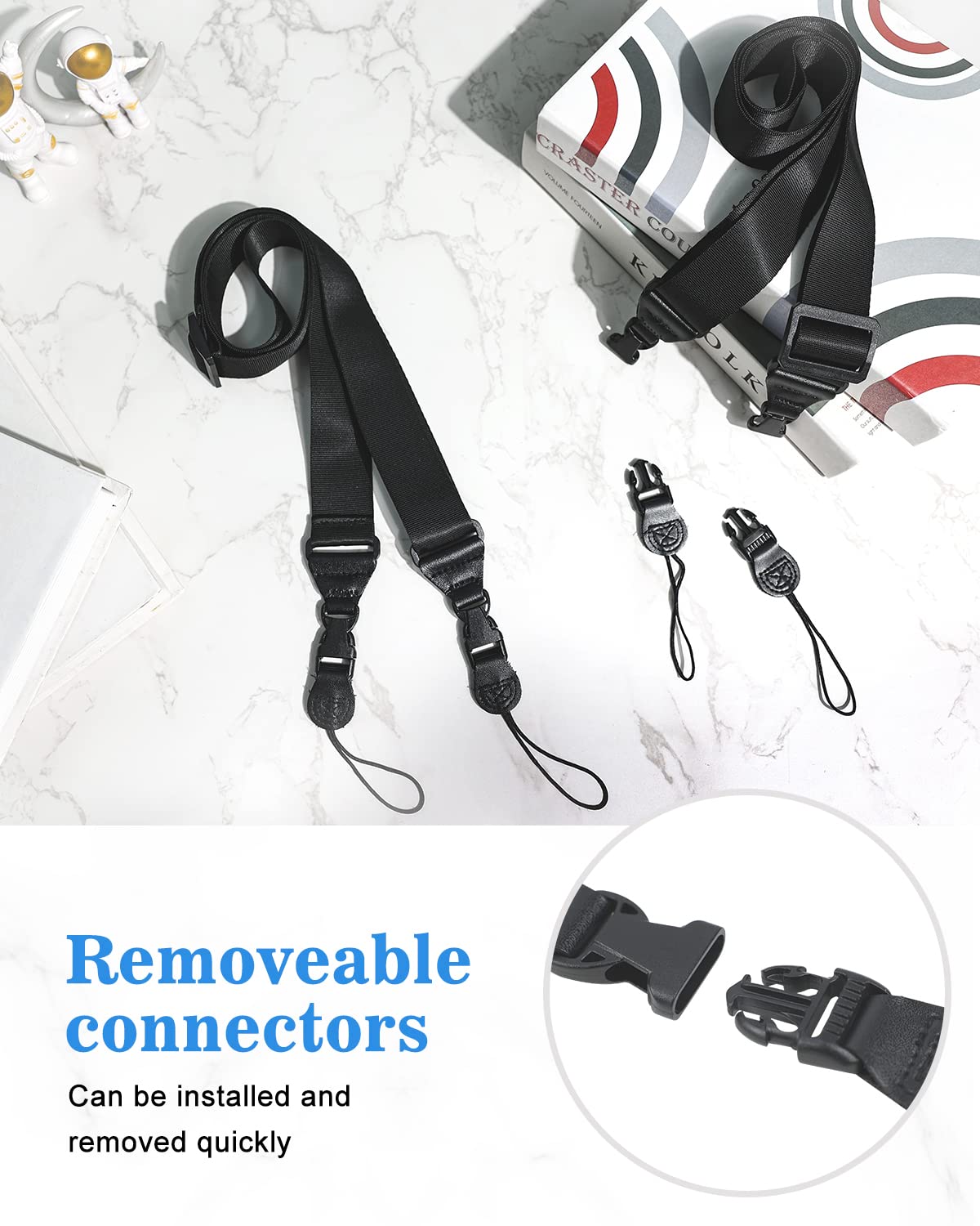 Miesherk STOCK Adjustable Shoulder Strap: Replacement iPad Strap Nylon Neck Belt for iPad, Crossbody Bag, Binoculars