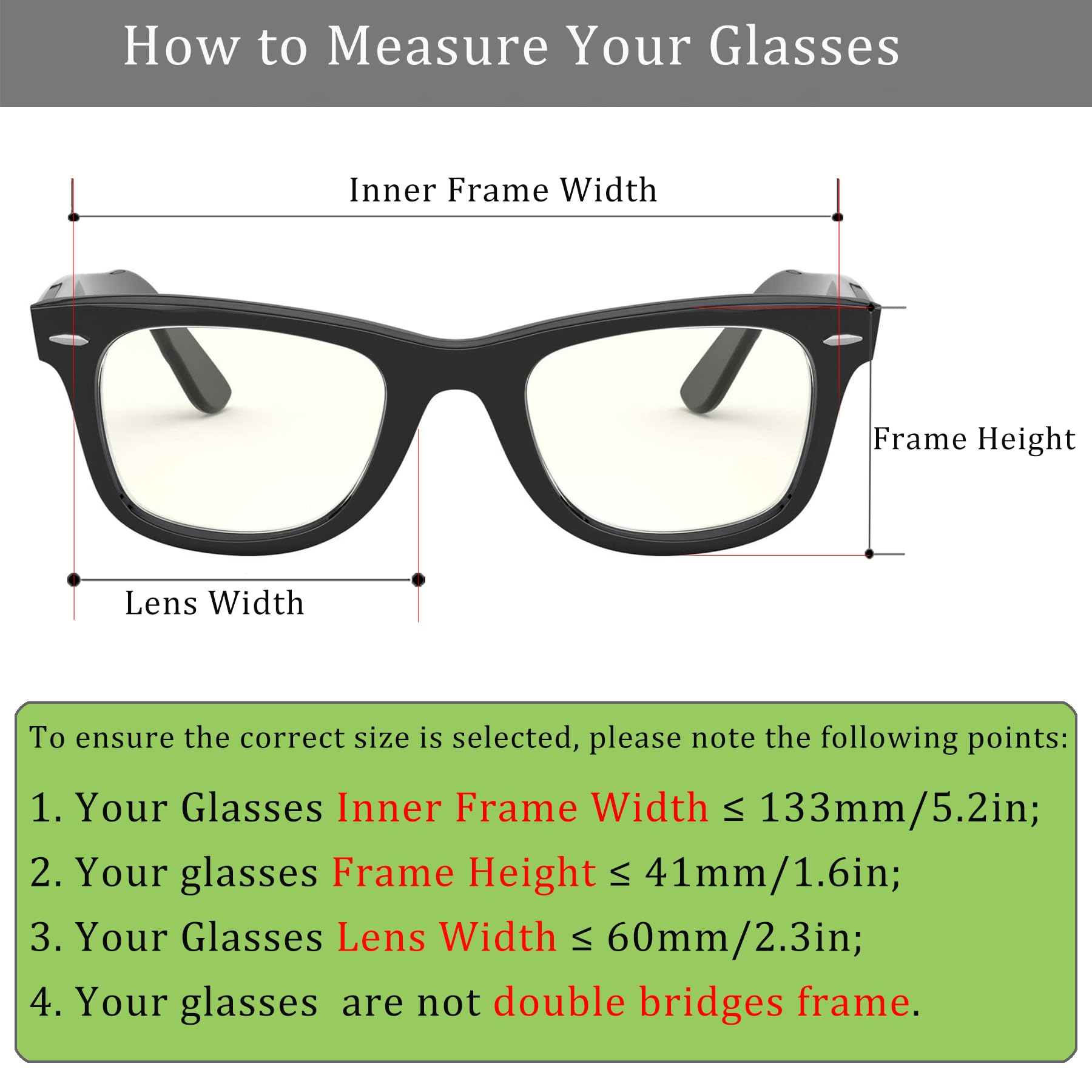 FF FRAZALA Clip On Sunglasses Over Prescription Glasses Polarized UV Protection (Non-flip Brown)