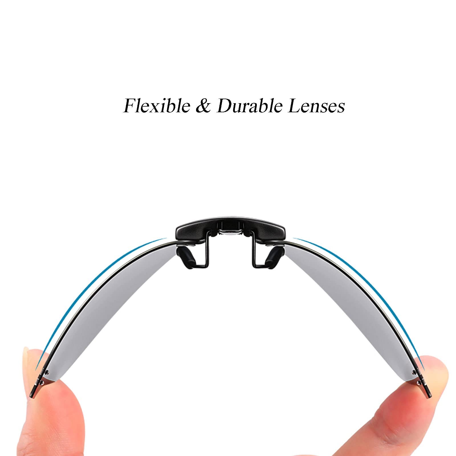 FF FRAZALA Clip On Sunglasses Over Prescription Glasses Polarized UV Protection (Non-flip Brown)