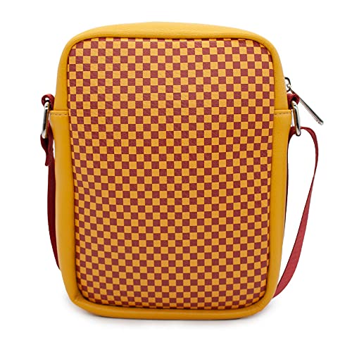 Buckle Down Harry Potter Bag, Cross Body, Gryffindor, Checker, Vegan Leather