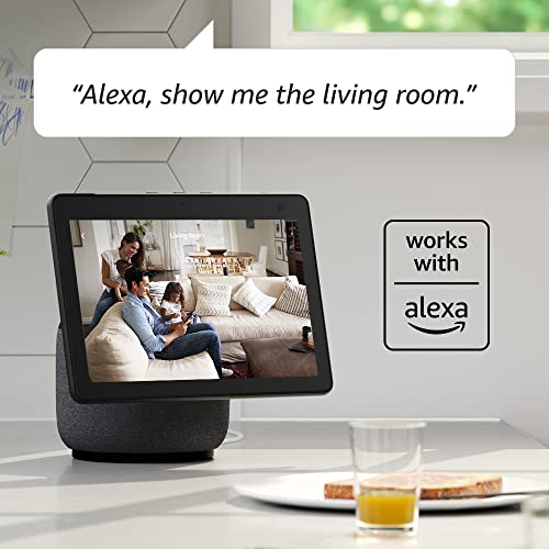Blink Mini – Compact indoor plug-in smart security camera, 1080p HD video, night vision, motion detection, two-way audio, easy set up, Works with Alexa – 3 cameras (Black)