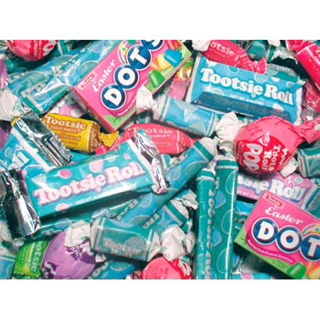 Tootsie Roll Childs Play Easter Basket Bulk Individually Wrapped Candy Assortment Mix in Resealable Bag, 24.48 oz