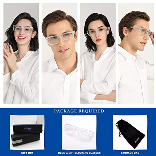 Gbrand Fit-Over Opaque UV400 Blue-Light blocking computer Glasses,Super light weight, comfortable, Fit-over worn on Prescription, reader, Rx frames, or wear directly