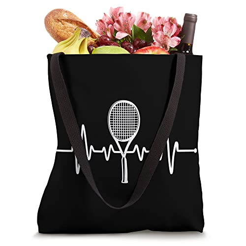 Tennis Heartbeat | Tennis Player Tennis Tote Bag