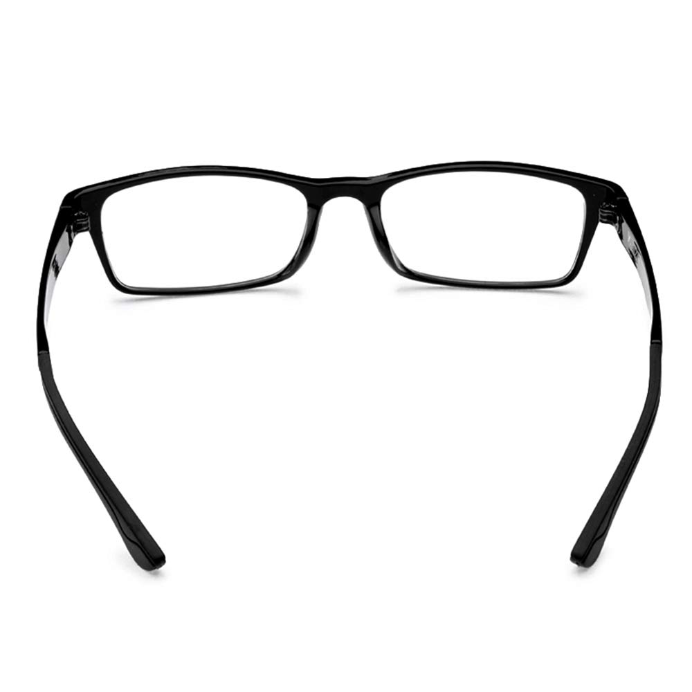 HUIHUIKK Distance Glasses Black Frame Shortsighted Myopia Glasses -4.00 Strength **These are not reading glasses**