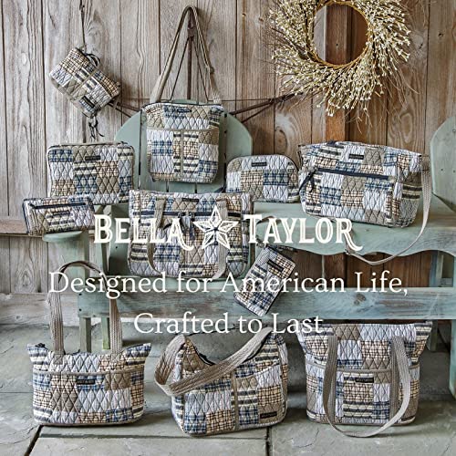 Bella Taylor | Wrist Strap Wallet | Multi Card Quilt Wristlet Wallet | Clutch Wallet | Quilted Cotton Country Patchwork | Ashmont