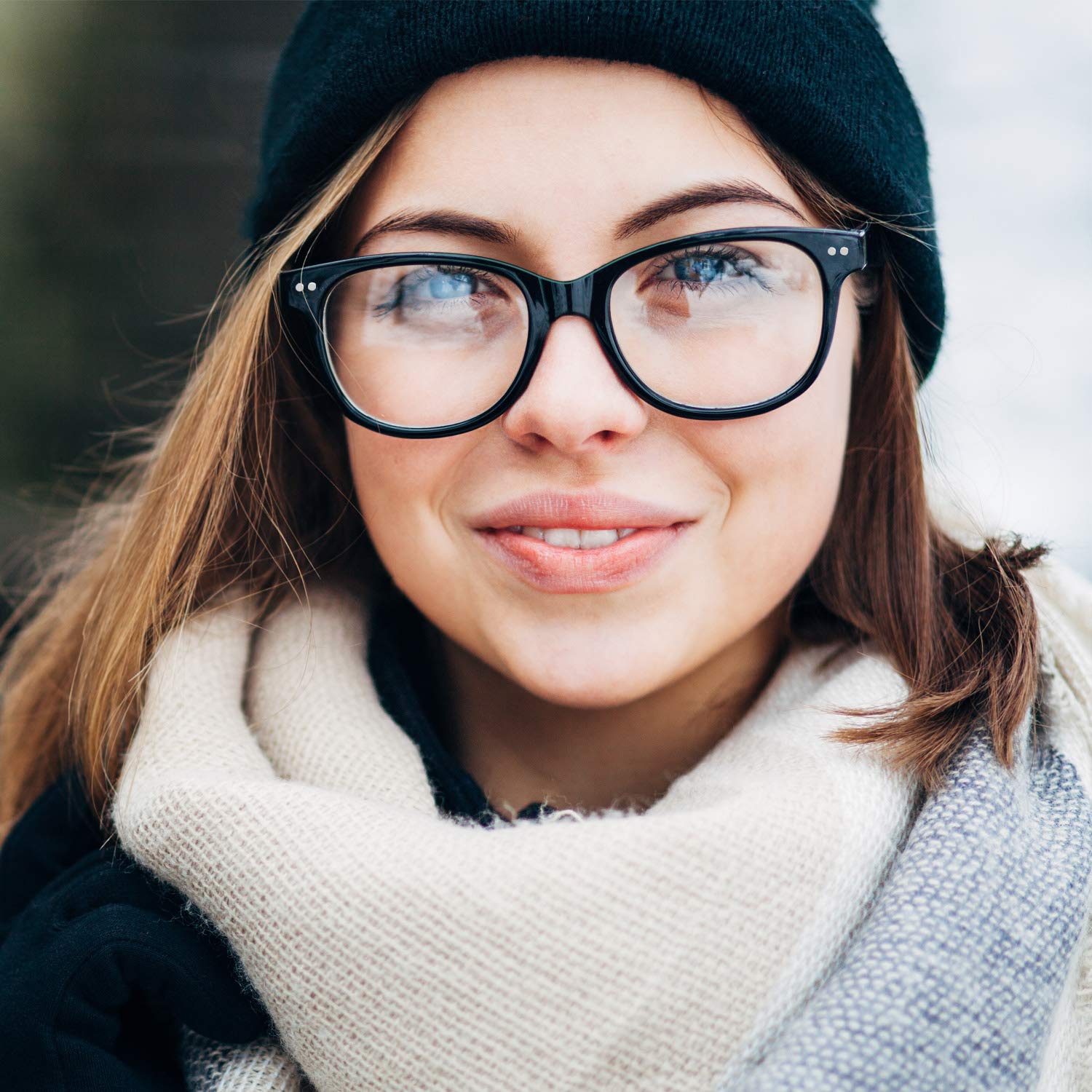 GQUEEN Fake Glasses Oversized Non Prescription Glasses Clear Lens Glasses for Women Men Eyeglasses Matte Black, 201581