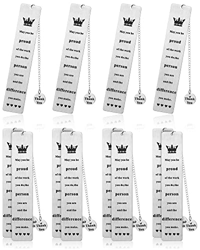 24 Pcs Employee Appreciation Gifts Bulk Appreciation Gifts for Employee in Bulk Coworker Thank You Gifts Coworker Employee Bookmark Going Away Gifts Leaving Retirement Bookmark for Mentor Manager