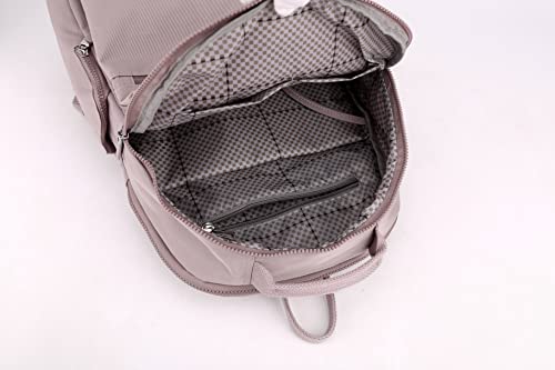 VAYEAH Medium Nylon Backpack for Women Lightweight Small Backpack Purse Travel Daypack (Black)