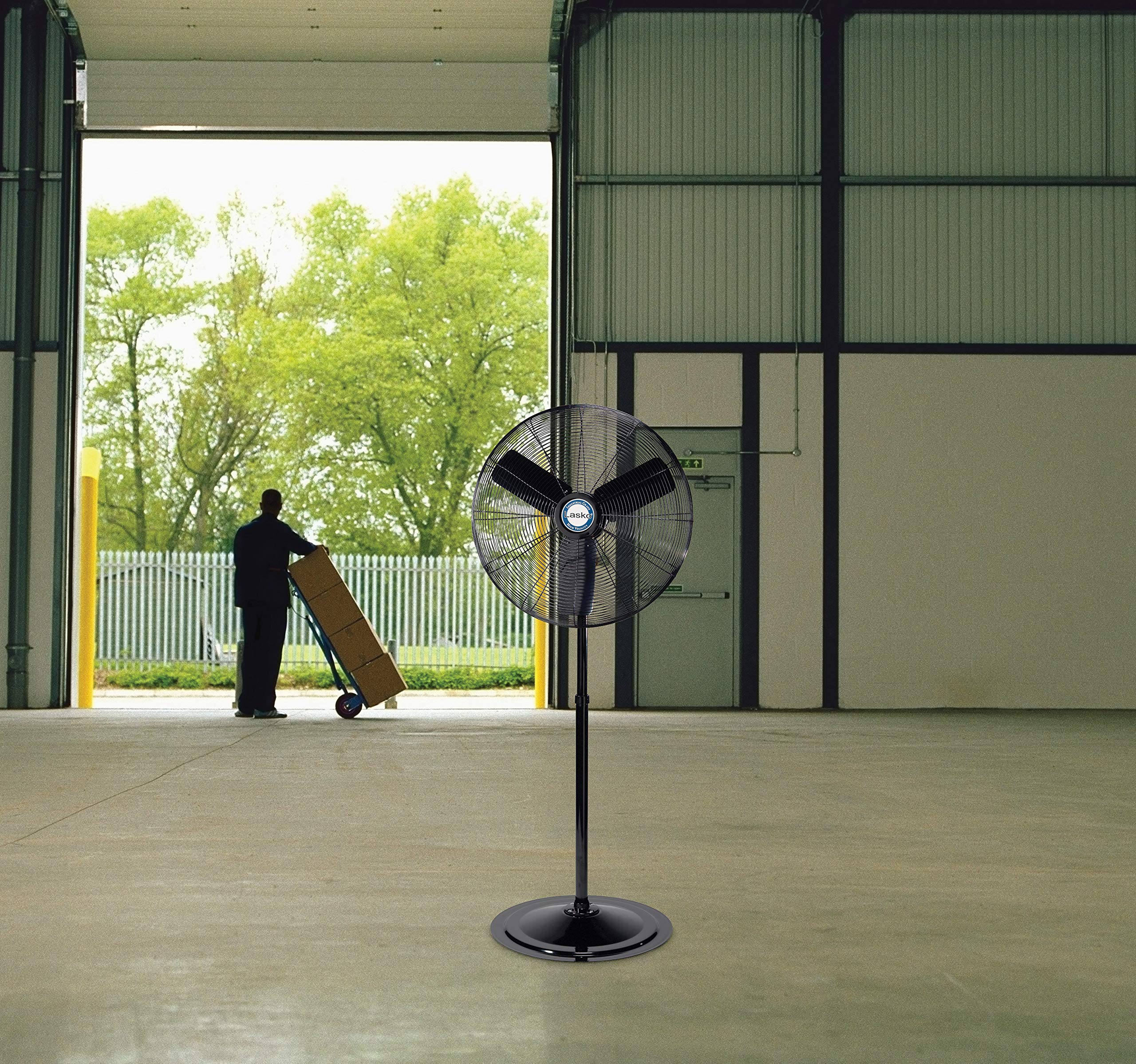 Lasko 30" Oscillating Industrial Fan, 30 Inch, Black 3135
