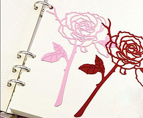 Nework Rose Bookmark Delicate Metal Nice Bookmark