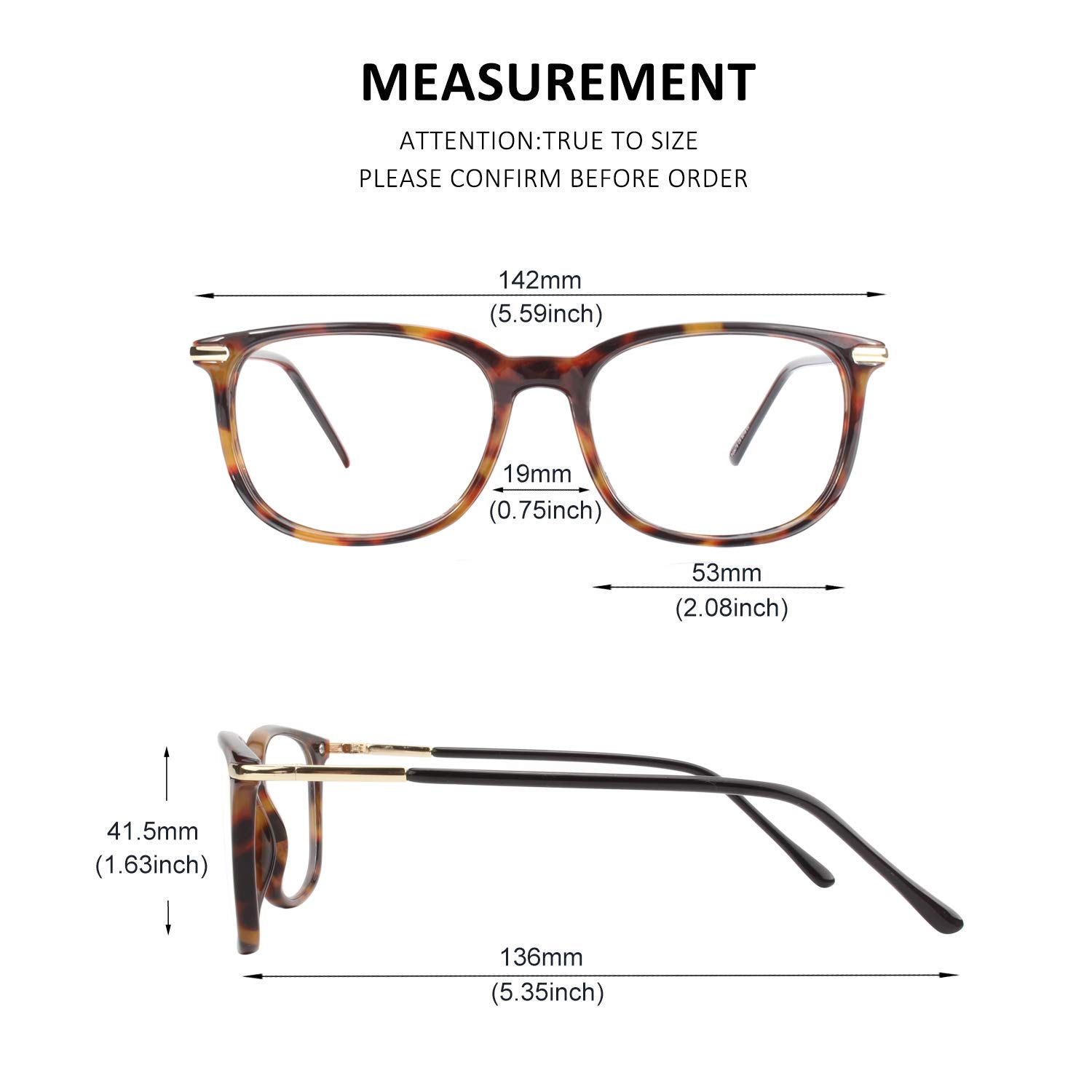 GQUEEN Fashion Fake Glasses Non Prescription Glasses Clear Lens Glasses Nerd Plain Frames Women Men, 201579