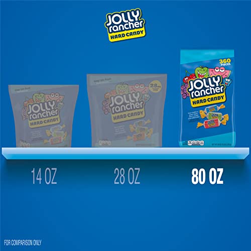 JOLLY RANCHER Assorted Fruit Flavored Hard, Easter, Candy Bulk Bag, 80 oz (360 Pieces)