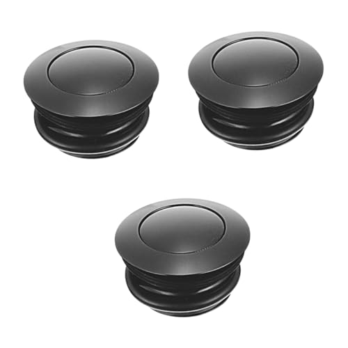 ERINGOGO 3 pcs fuel tank cap gas cap cover metal pop- cap fuel filler door Motorbike Fuel Tanks Covers motorcycle gas tank door Fuel Tank Covers Gas Cover steel fuel tank door