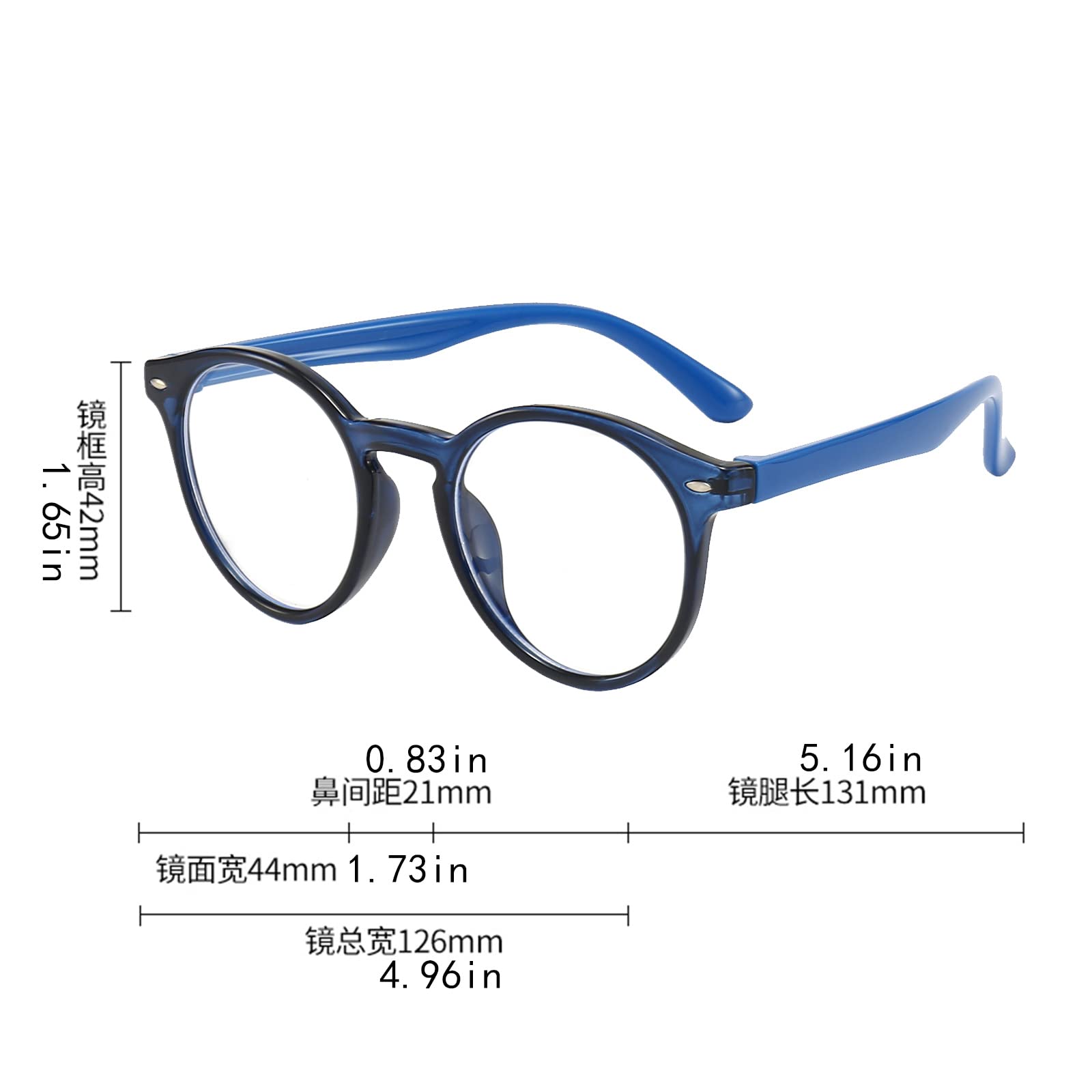 SANHOOPOLO Kids Blue Light Blocking Glasses 3 Pack Kids Computer Gaming Blue Blockers Glasses for Boys Girls Age 3-11 (Black + Dark blue + Light grey)